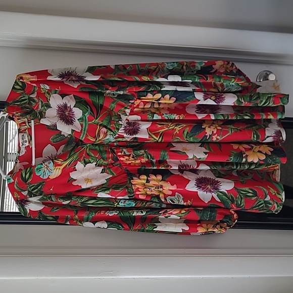 Show Me Your MuMu | Dresses | Show Me Your Mumu Dakota Long Sleeved Red ...